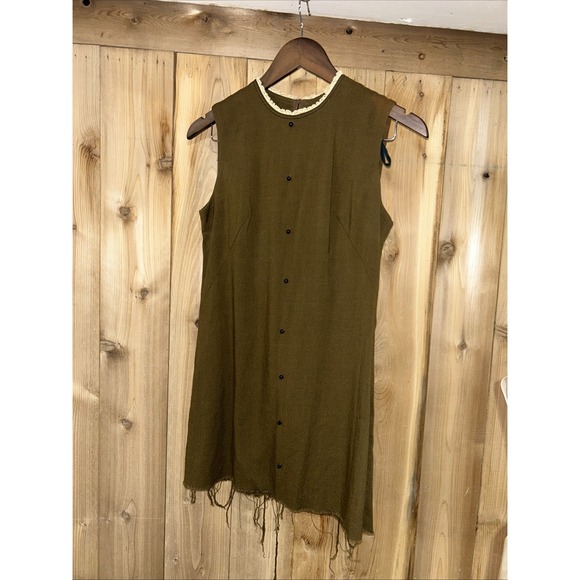 Dresses | True Vintage Gay Gibson Moss Colored Gogo Mod Dress Sm Talon ...